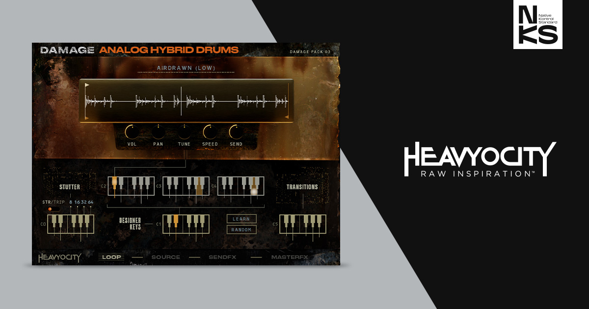 Damage: Analog Hybrid Drums | Drum VST