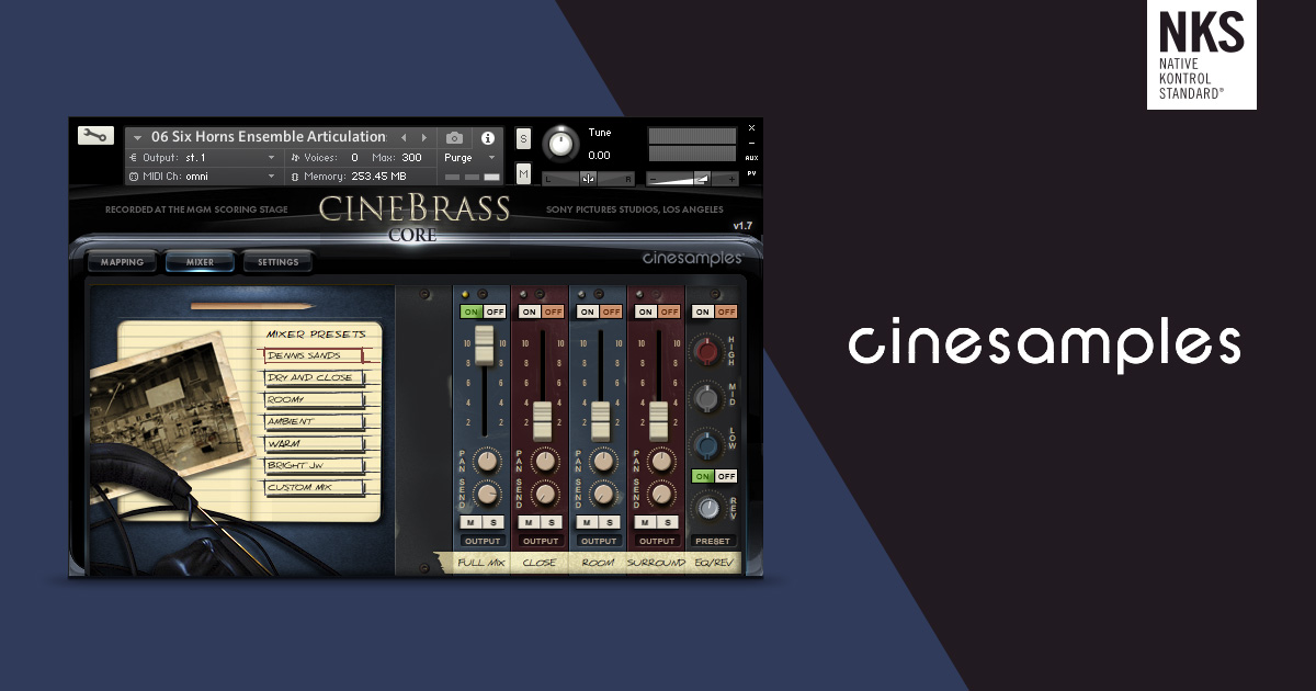 Cinesamples : Cinebrass Core | Nks Partners