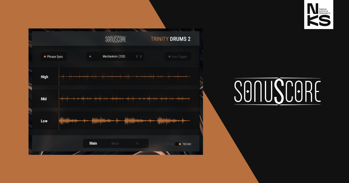 Sonuscore | Trinity Drums 2 plugin
