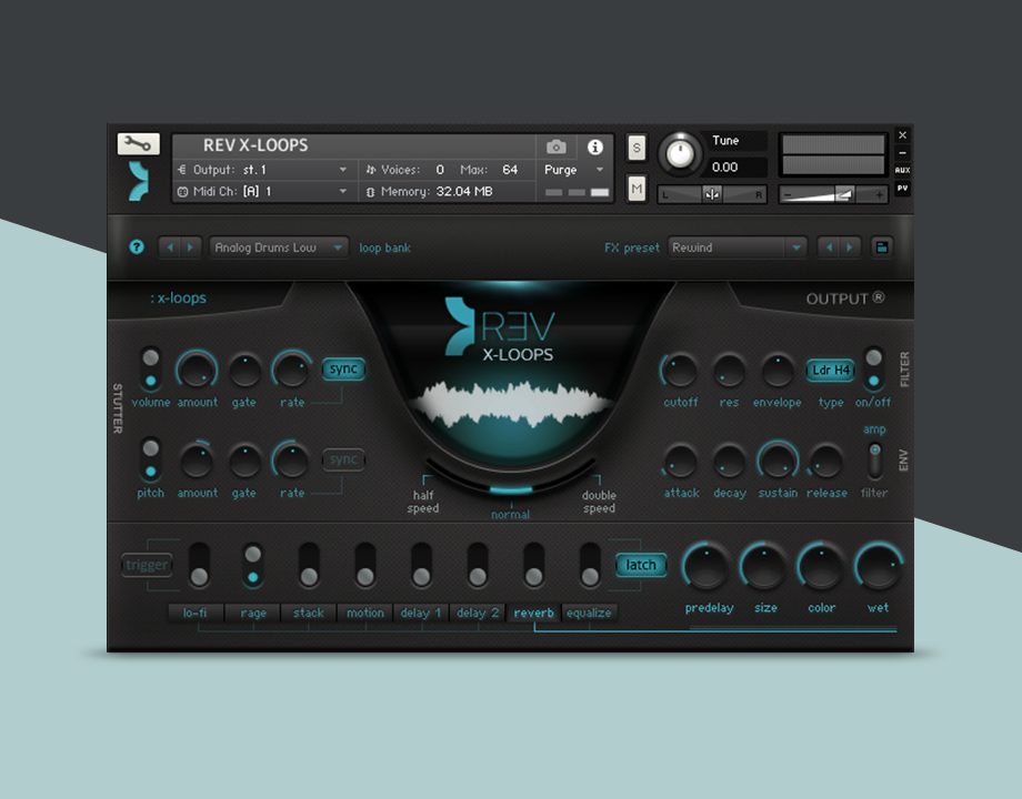 미디 작곡 리버스 루프 가상악기 Output REV X Loops : 네이버 블로그