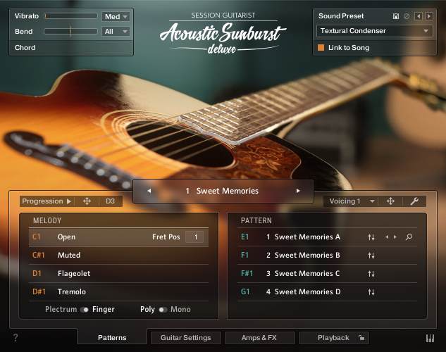 Welcome to Acoustic Sunburst Deluxe