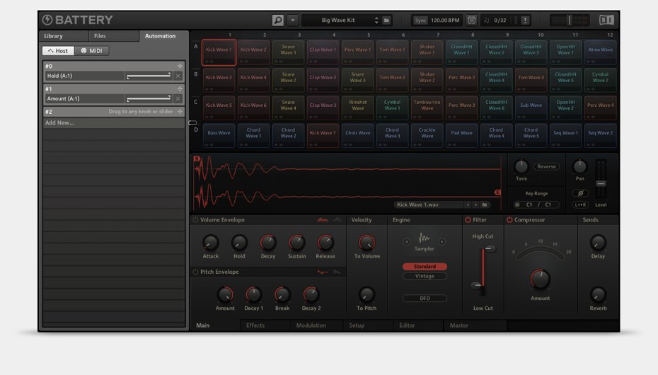 Battery 4: Cutting-edge drum sampler | Komplete