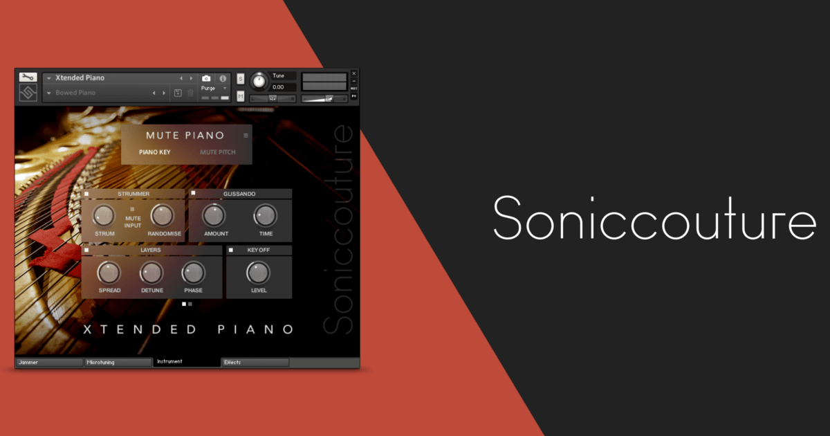 Soniccouture : Xtended Piano | Nks Partners