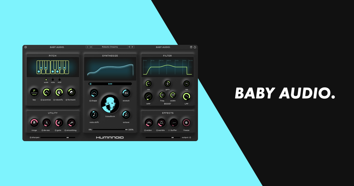 Humanoid | Vocal transformer and hard-tuner plugin