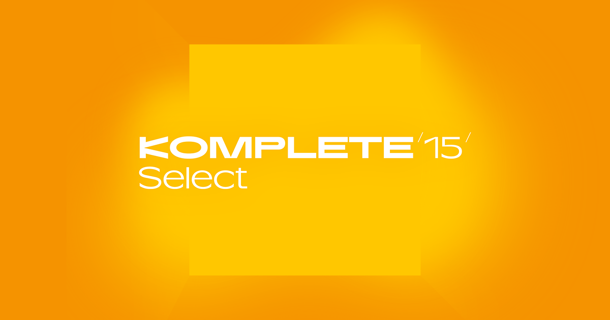 Get started with Komplete Select