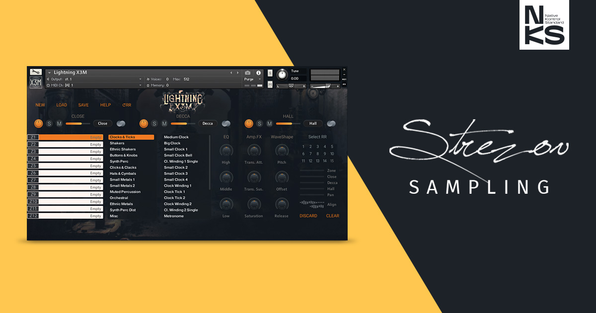 Lightning X3M | High-frequency percussion library