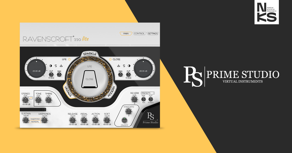 Sampled piano Kontakt instrument
